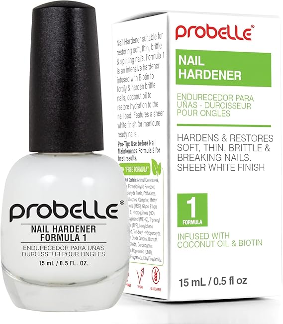 Probelle Endurecedor de uñas Fórmula 1: repara las uñas dañadas ...