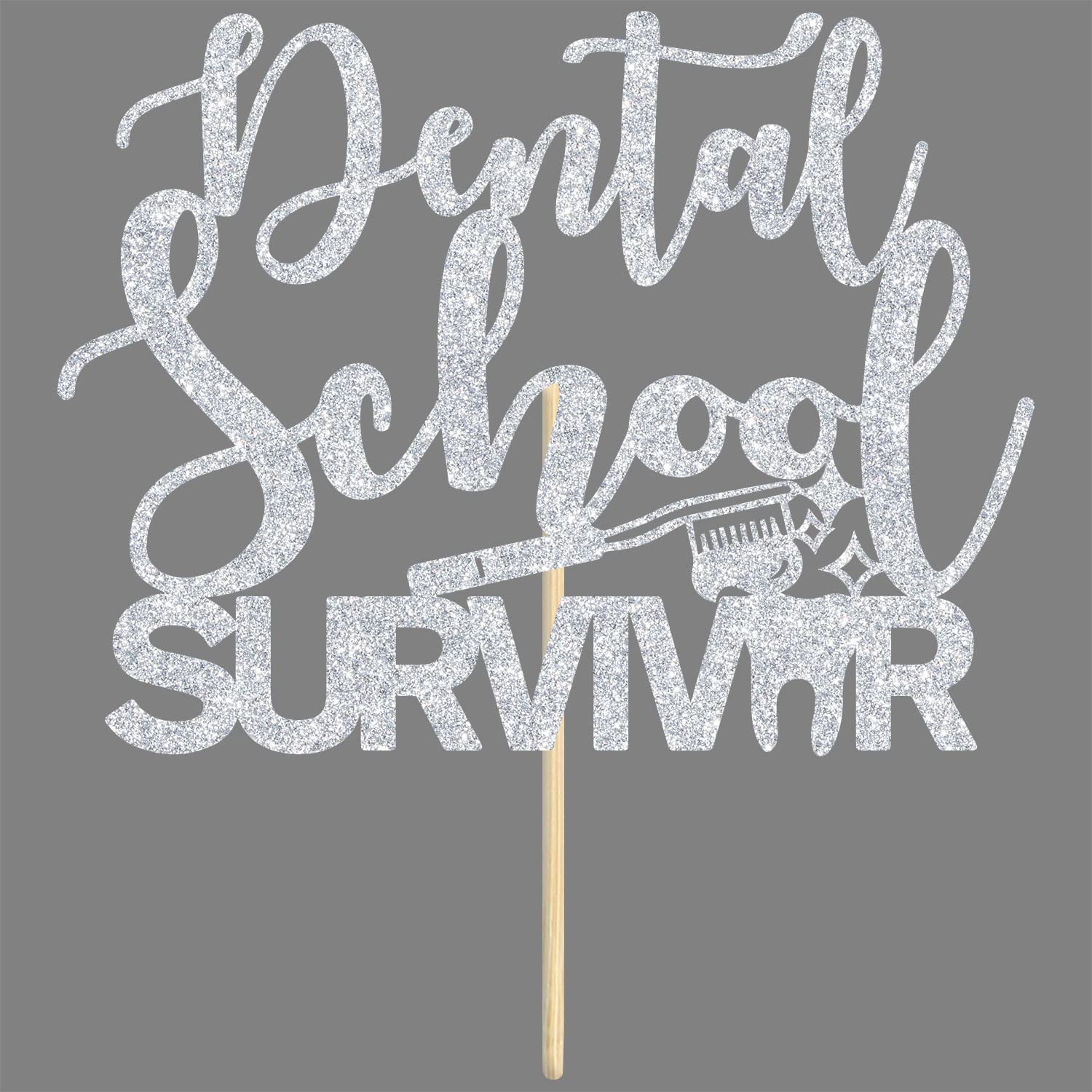 Amazon.com: Dental School Survivor Cake Topper, Future Dentist/Holy ...