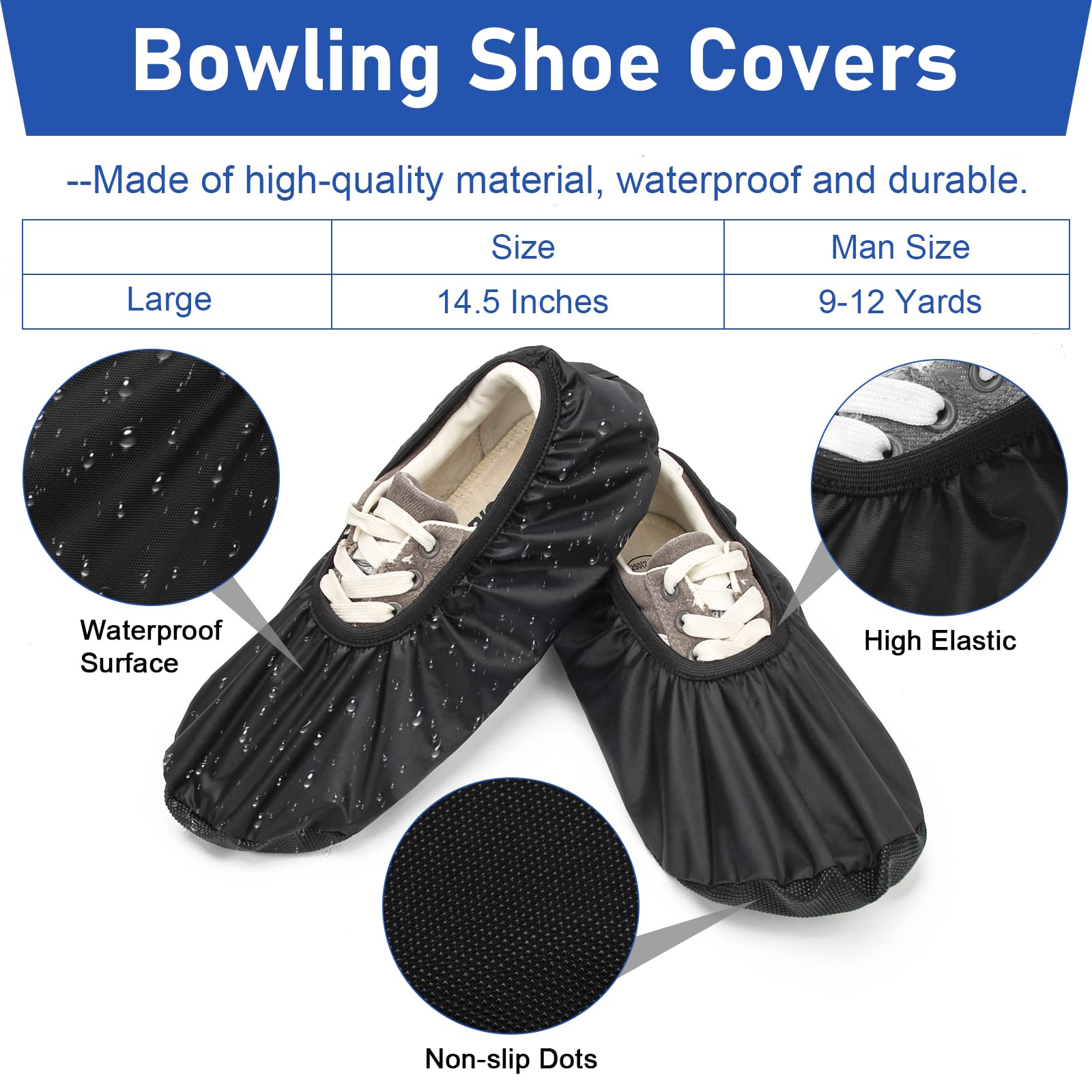Snapklik.com : COITEK Bowling Shoe Covers, Shoe Protector Covers For ...