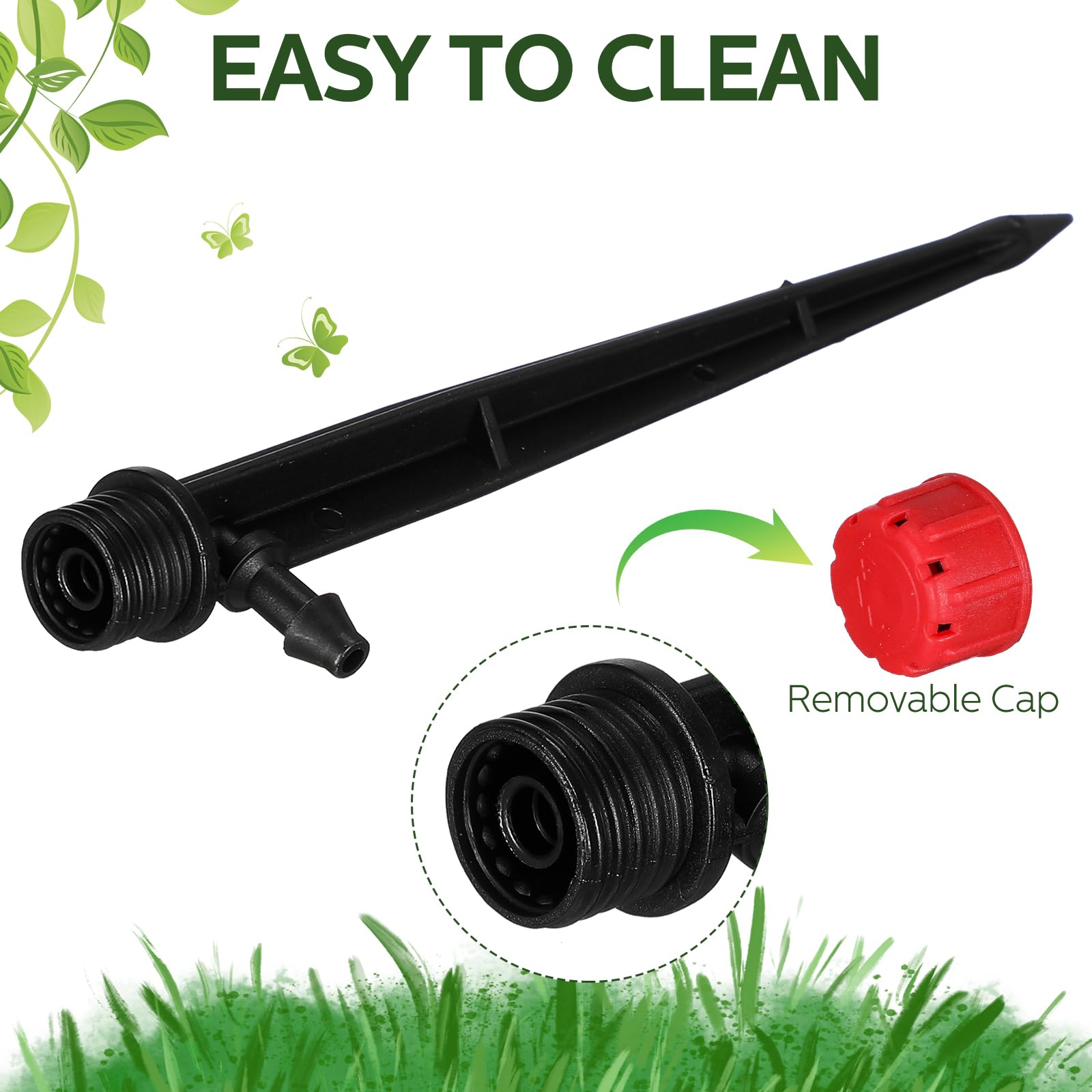 Snapklik.com : 300 Pcs Drip Irrigation Emitters Drip Irrigation System ...