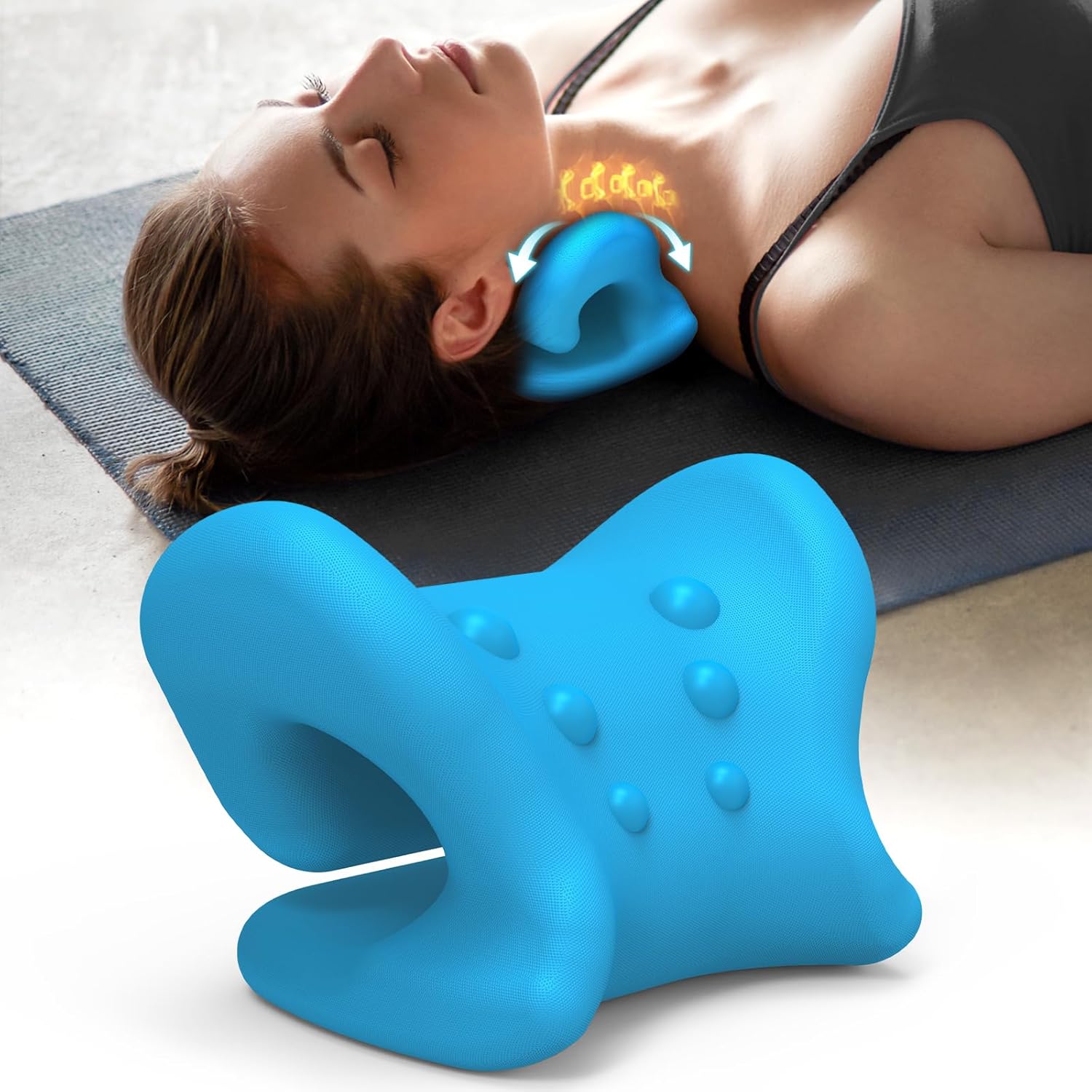 Amazon.com: Odorless Neck Stretcher for Neck Pain Relief, Ergonomic ...