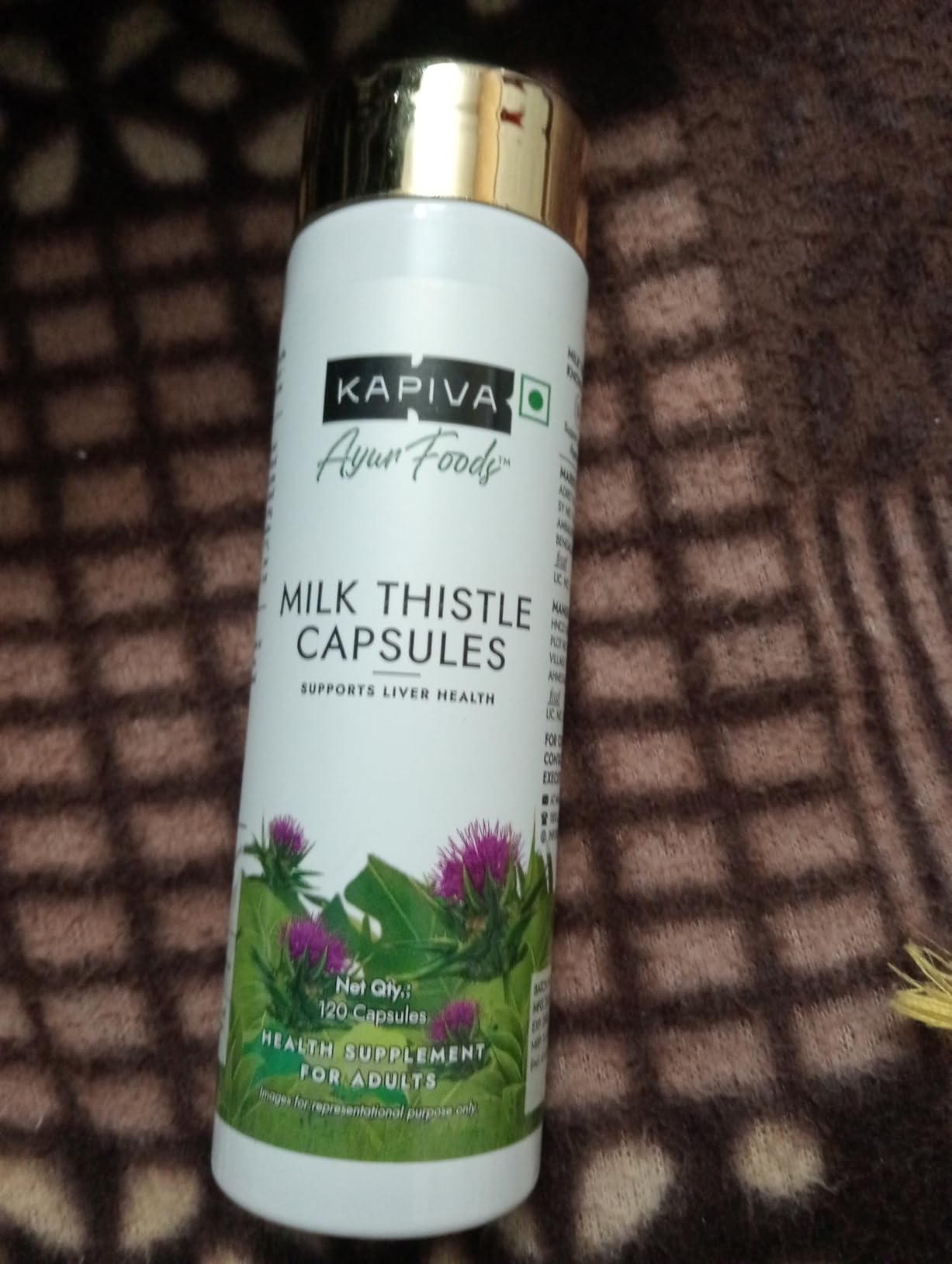 Kapiva Milk Thistle Capsules (120N) | With 70% Silymarin | Supports ...