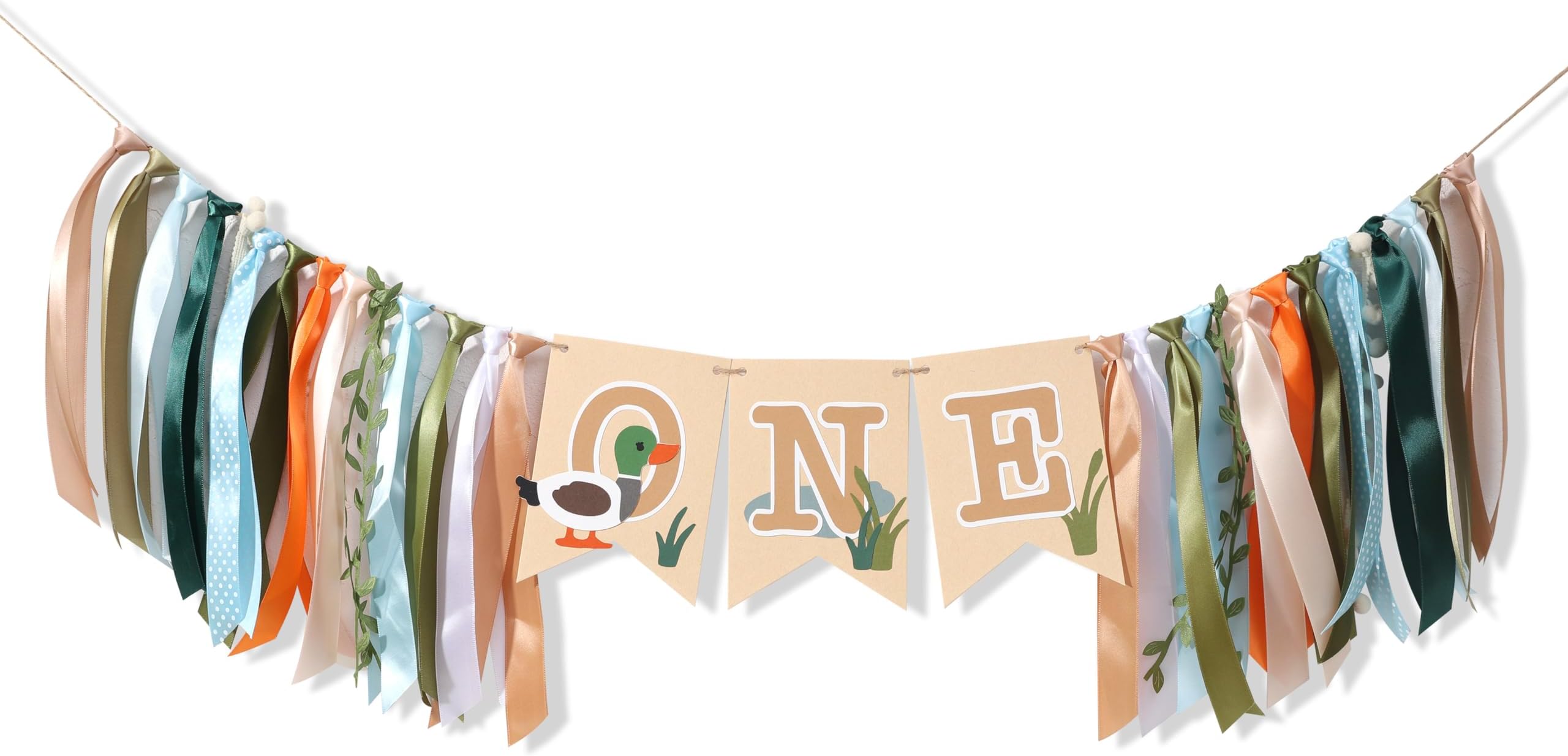 Amazon.com: Sursurprise Duck Hunting First Birthday Decorations, One ...