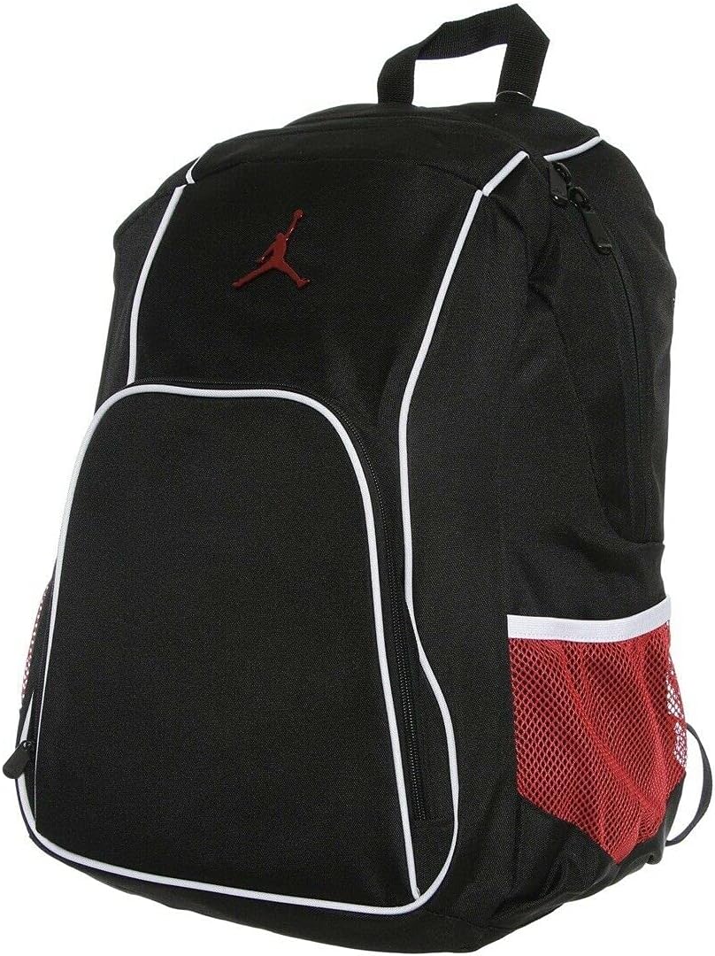 Amazon.com | Nike Jordan Jumpman Backpack (One Size, Black/Red ...