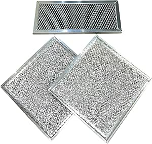Amazon.com: Microwave Grease & Charcoal Filter Set Replacement For ...
