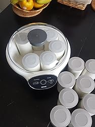 Duronic YM2 Yaourtière électrique programmable 8 pots de 125 ml ...