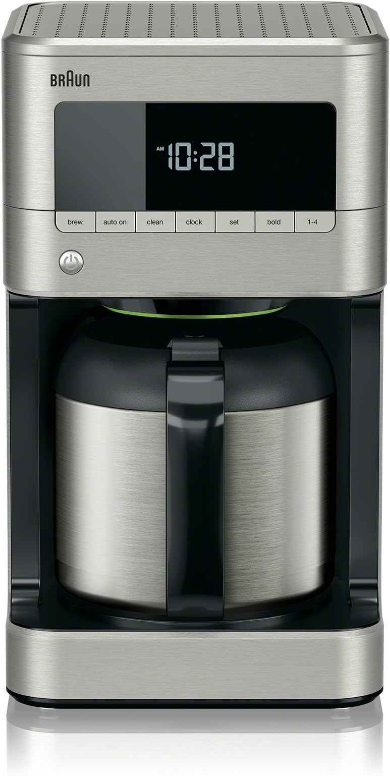 Amazon.com: Braun KF7175 BrewSense Drip Coffee Maker with Thermal ...