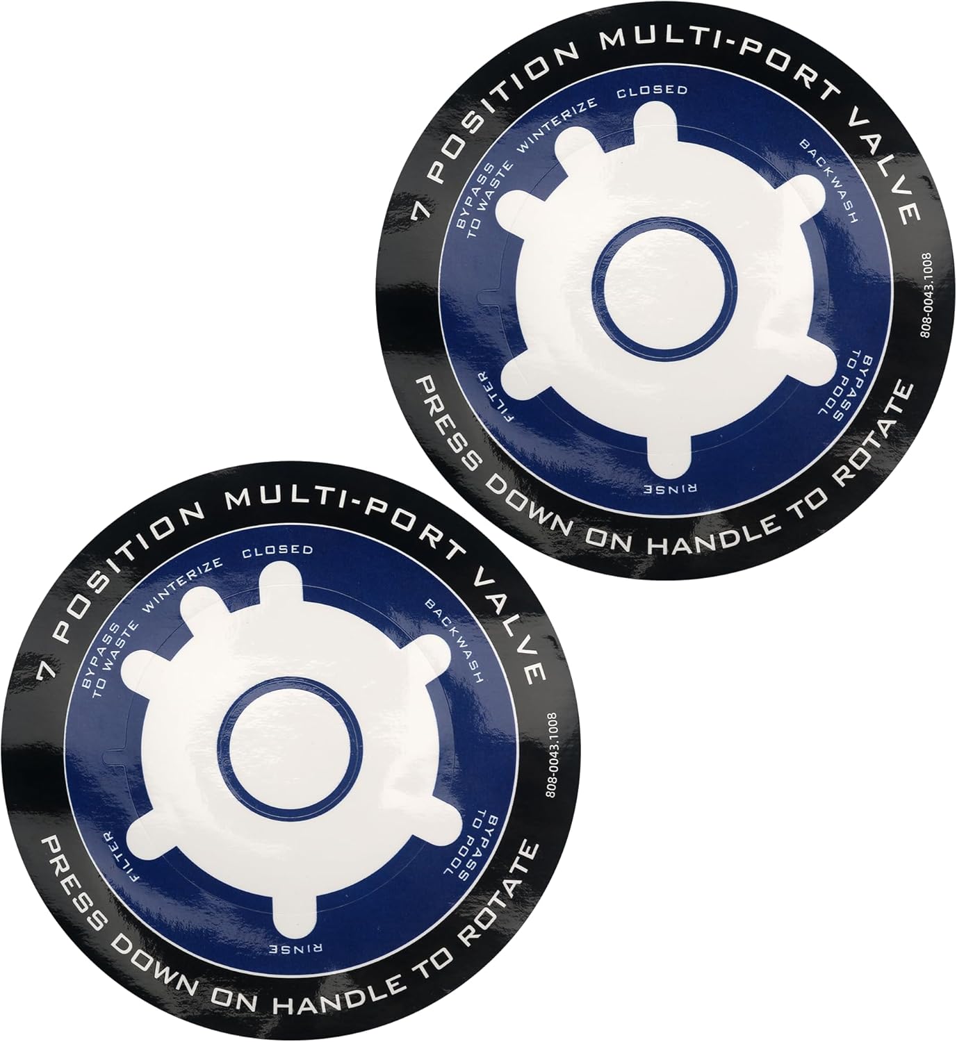 Amazon.com: kiecpoy 808-0043 Sand Filter Valve Label Decal Sticker for ...