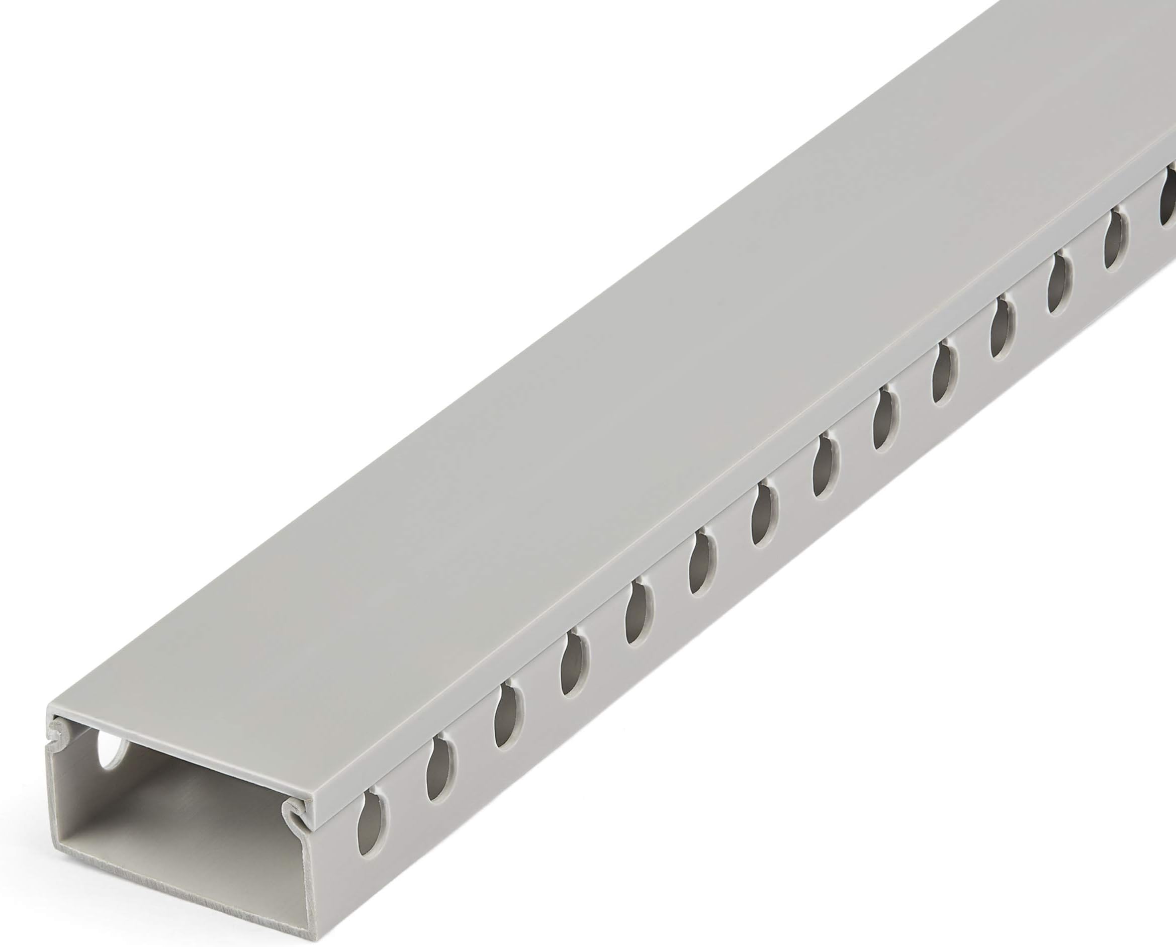 StarTech.com Open Slot Cable Management Raceway with Cover, 2"(50mm) W ...