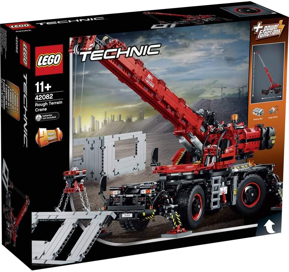 LEGO Technic Grande Gru Mobile, Mezzo Pesante e Battipalo Mobile 2 in 1 ...