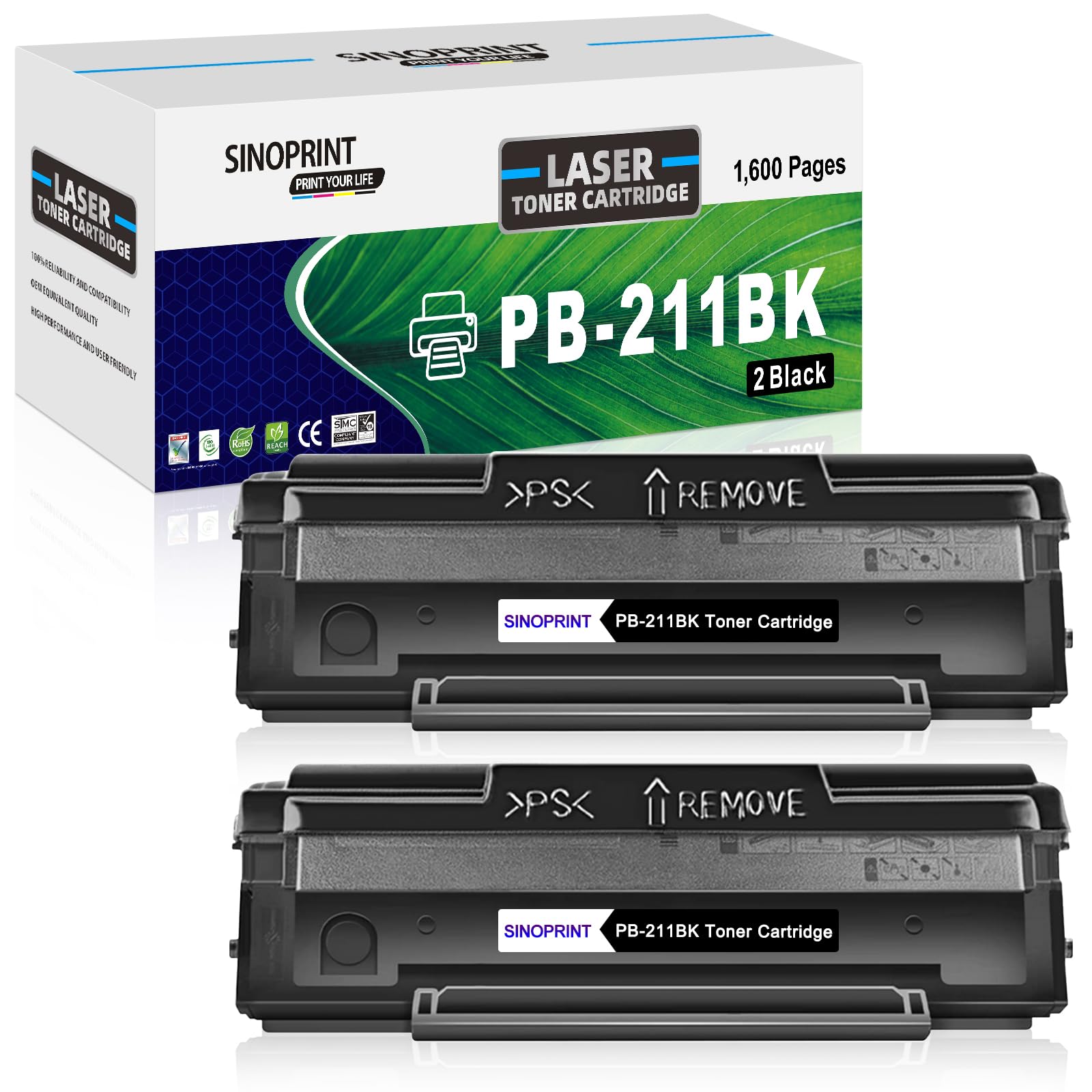 Amazon.com: PB-211 Toner Cartridge Replacement for Pantum PB211 PB ...