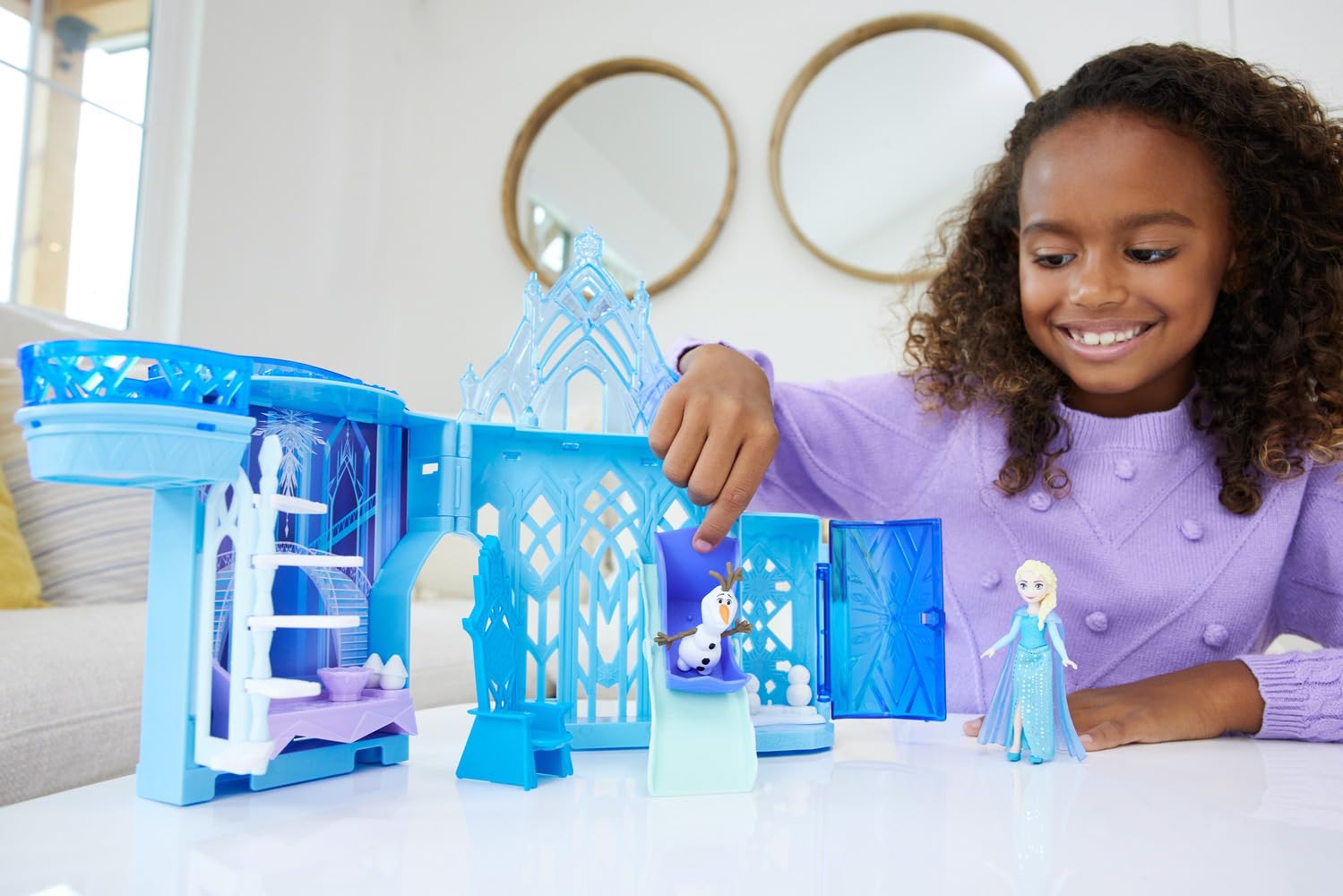 Snapklik.com : Mattel Disney Frozen Toys, Elsa Ice Palace Storytime ...