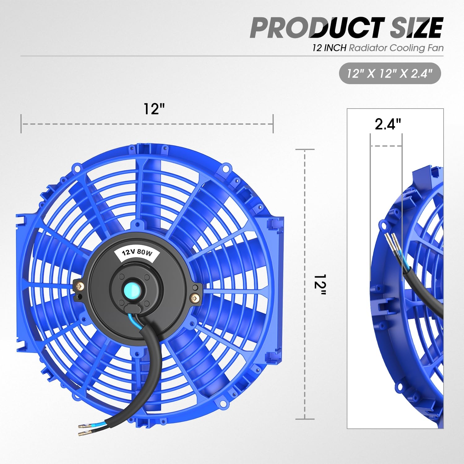 Snapklik.com : DNA Motoring 12 Inch High Performace Electric Cooling ...