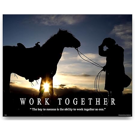 Amazon.com: Horse Motivational Poster Art Print 11x14 Cowboy Cowgirl ...