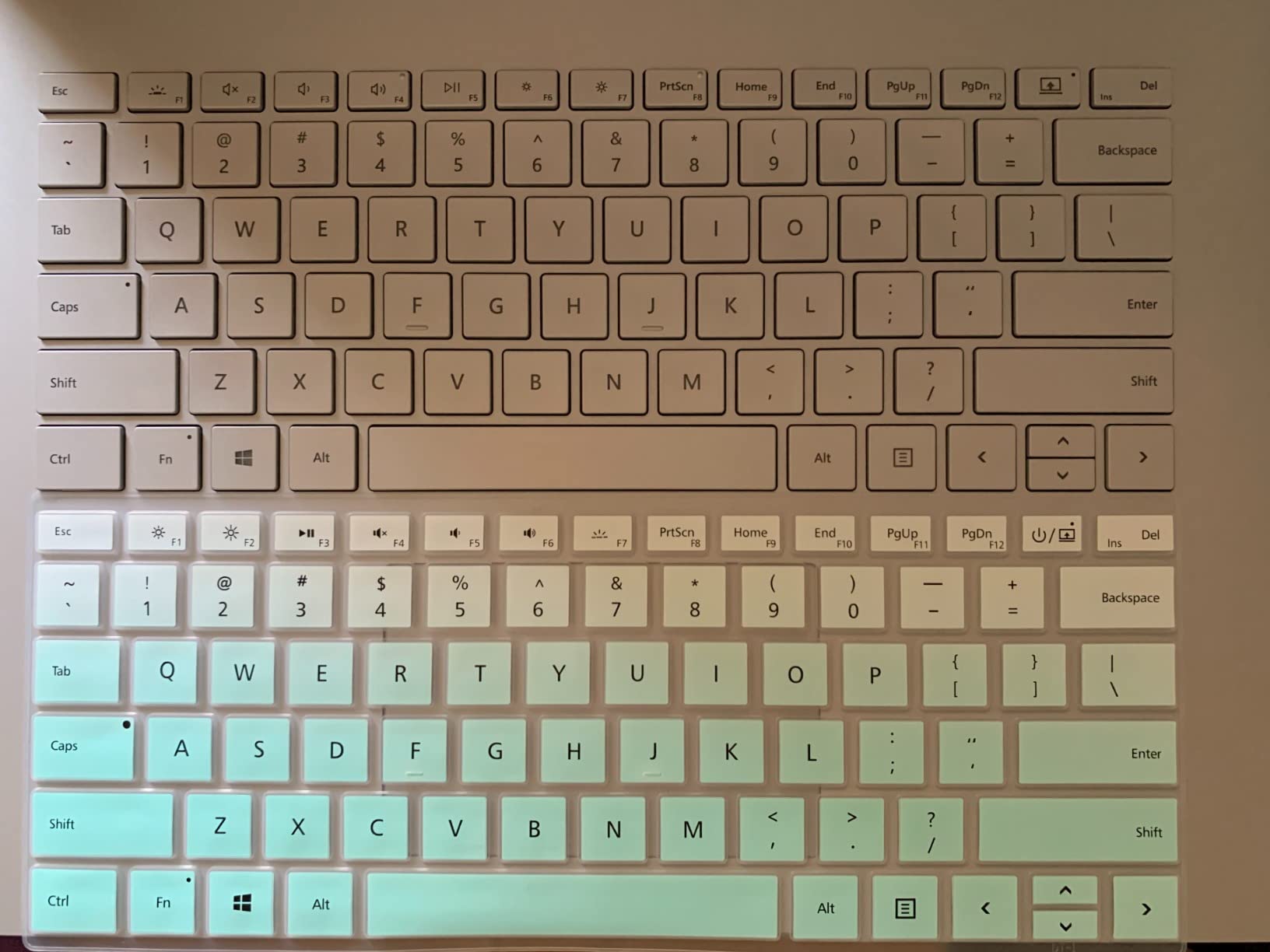 Amazon.com: 2 Pack Keyboard Cover Design for Surface Laptop 4/3/2, 2020 ...