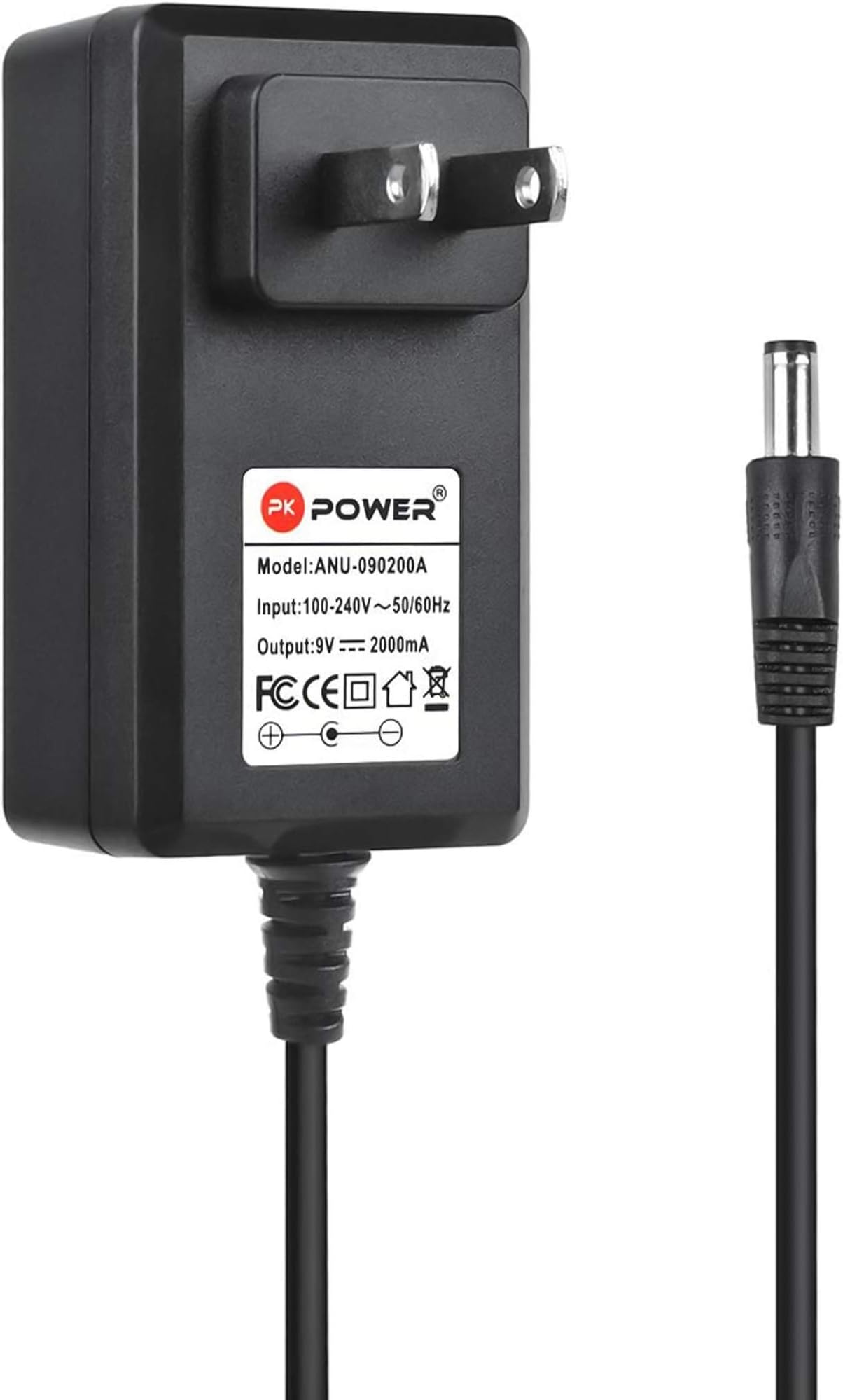 Amazon.com : PK Power 9V 2A AC Adapter for DYMO LabelManager 100 160 ...