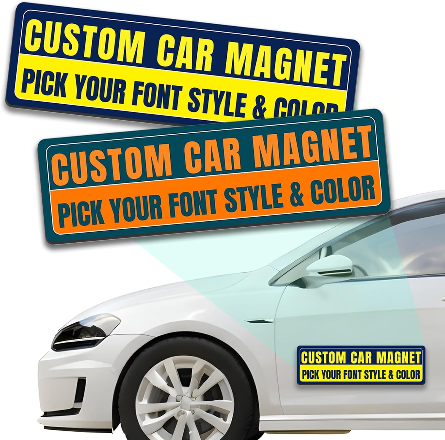 Amazon.com: Bliver Custom Car Magnet with Multiple Sizes Options ...