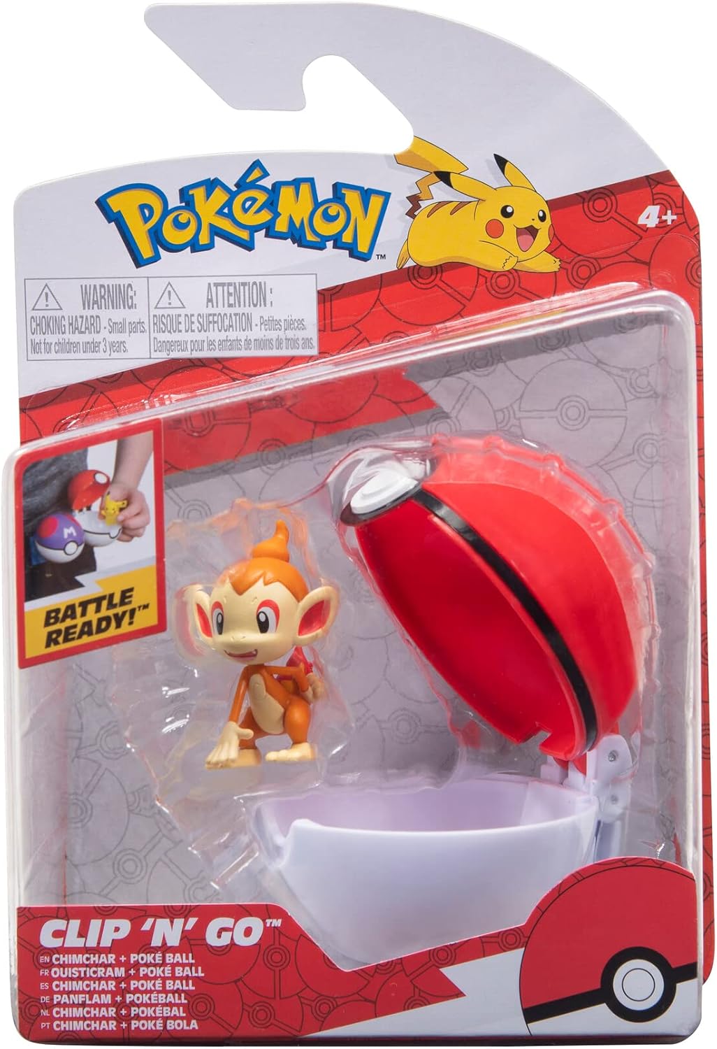 Pokémon PKW2657 - Clip and Go Pokéball Set - Pokéball & Panflam ...