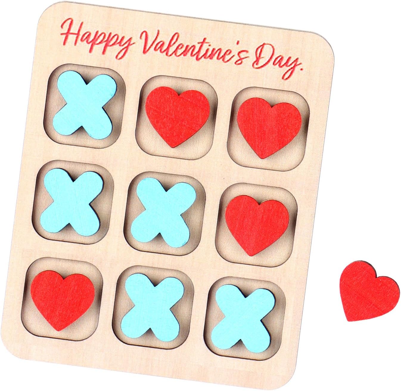 Amazon.com: Zzbakress Funny Valentine's Day Board Game Wooden Travel ...