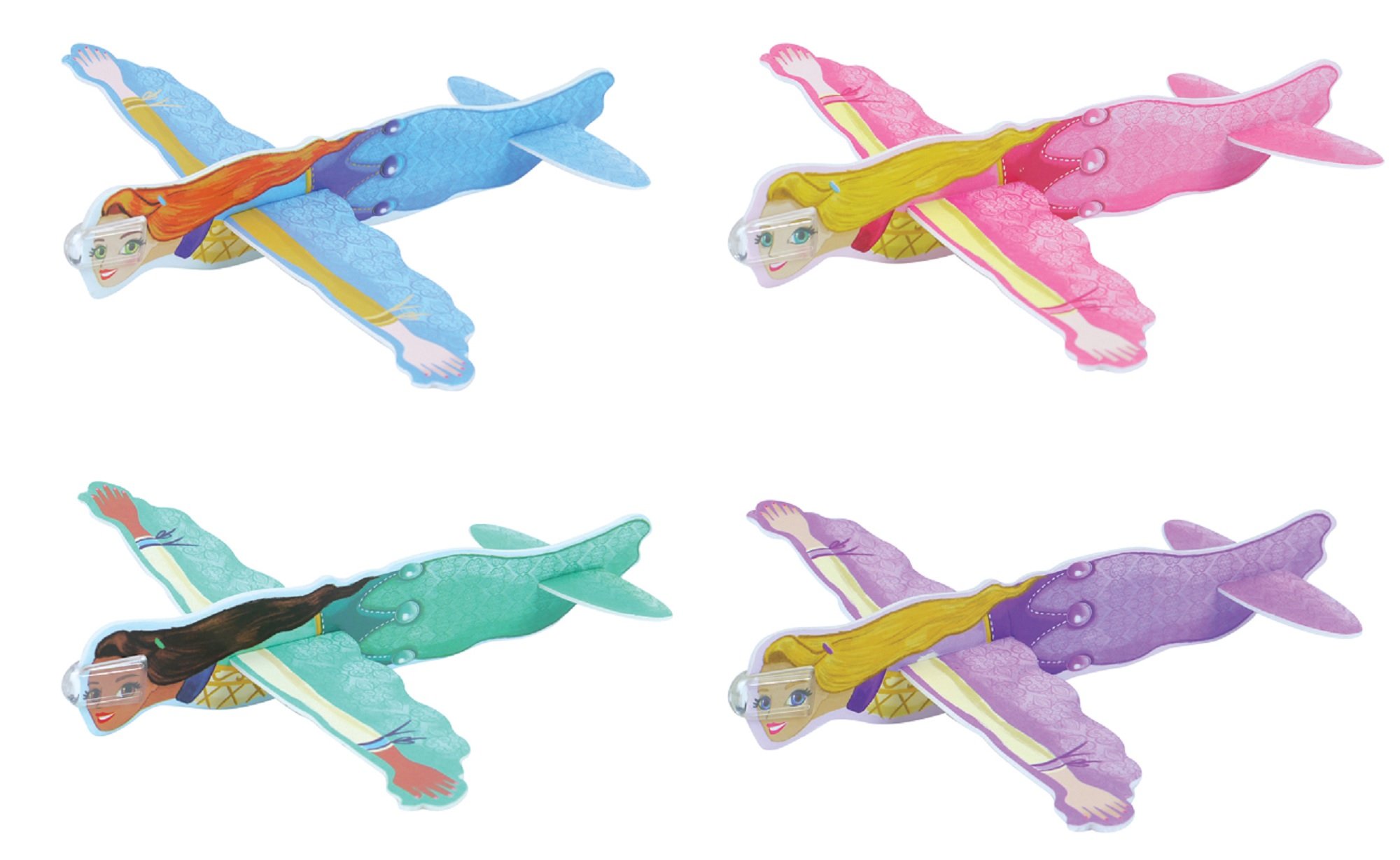 HENBRANDT Flying Precious Princess Gliders Plane Party Bag Stocking ...