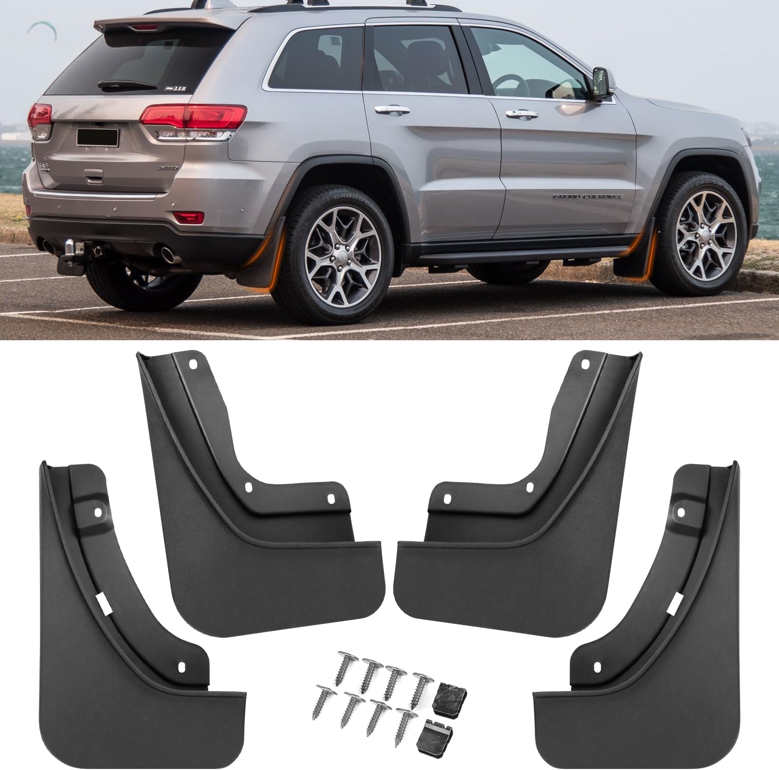 Amazon.com: Muslogy for Grand Cherokee 2023 2022 Mud Guards Front ...
