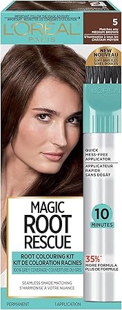 L'Oreal Paris Magic Root Permanent 10 Minute Root Touch Up, 5 Medium ...