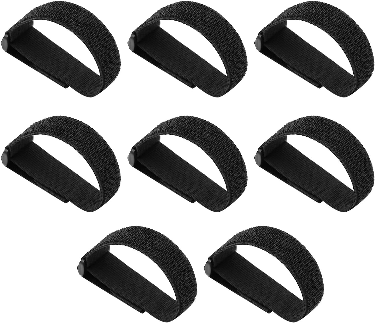 Amazon.com : UOIENRT 8Pcs Black Boot Blousers Elastic Boot Bands ...