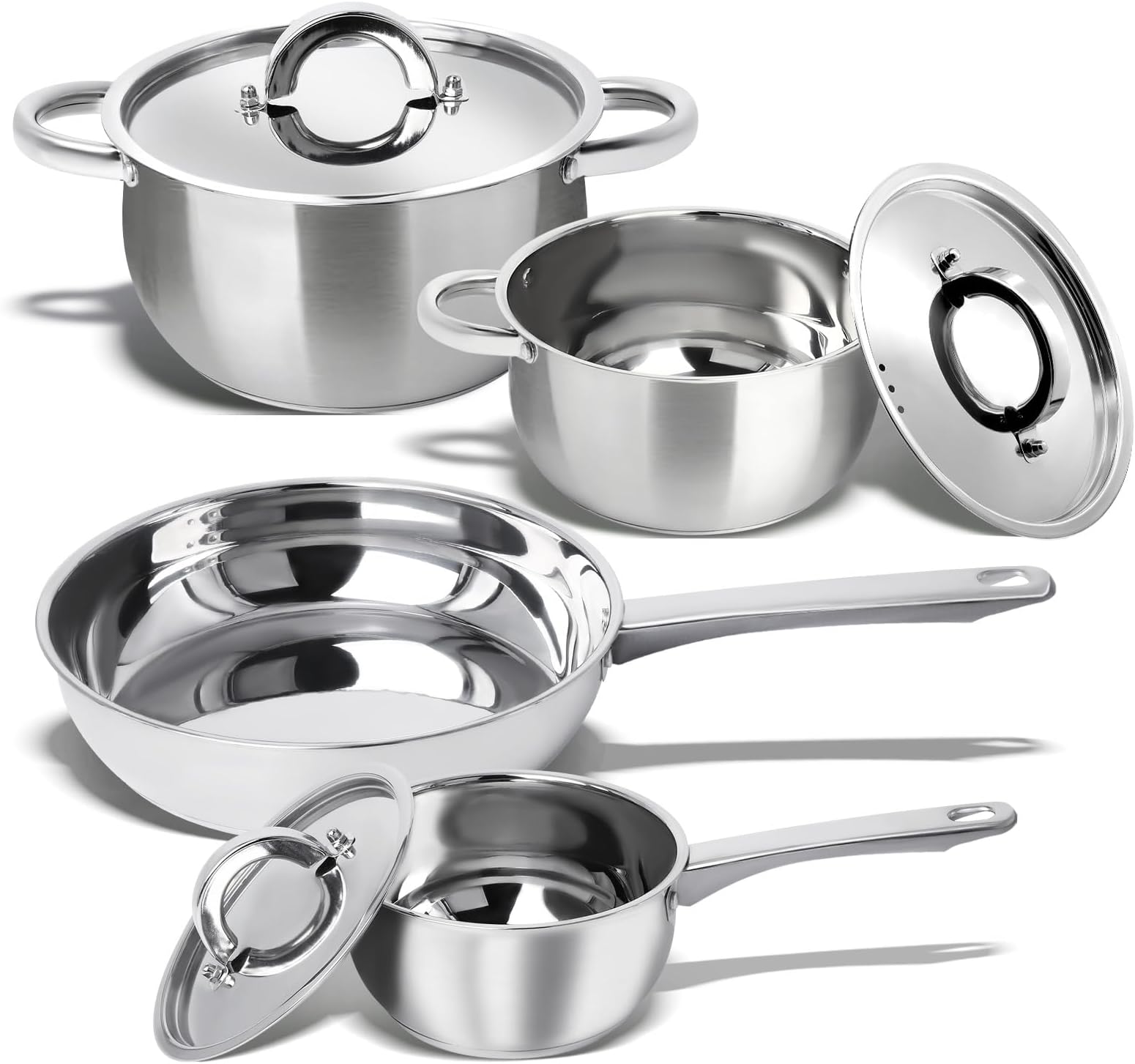 Amazon.com: HENCKELS Paradigm 5-pc Cookware Set, Nonstick Frying Pan ...