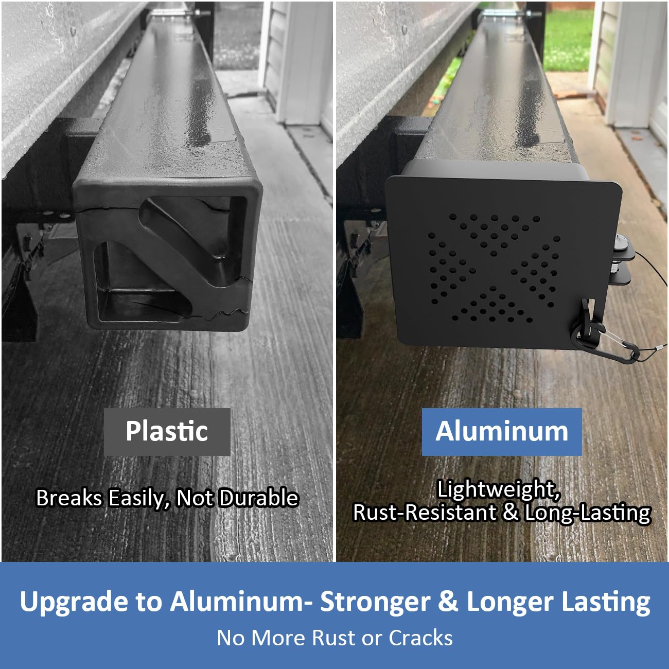Snapklik.com : Aluminum RV Bumper End Cap- Fits 4-Inch Square Camper ...