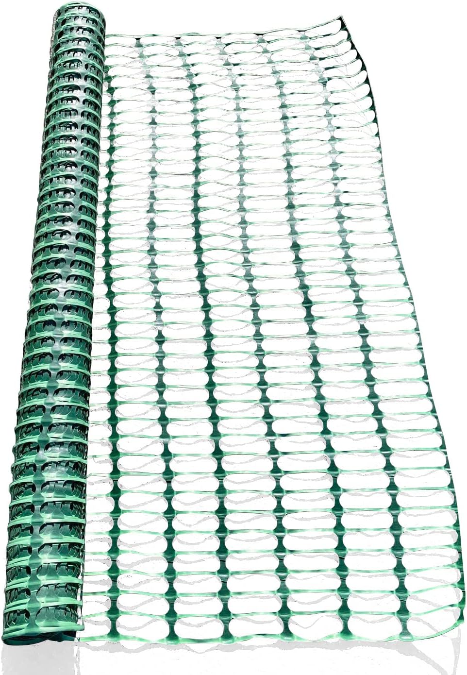 Buy Sandbaggy 4 Ft by 100 Ft Green Safety Barrier Fence | Plastic Snow ...