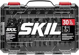 SKIL 30 Pc. Carbide-Tipped Router Bit Set-RTB7502 : Amazon.com.au: Home ...