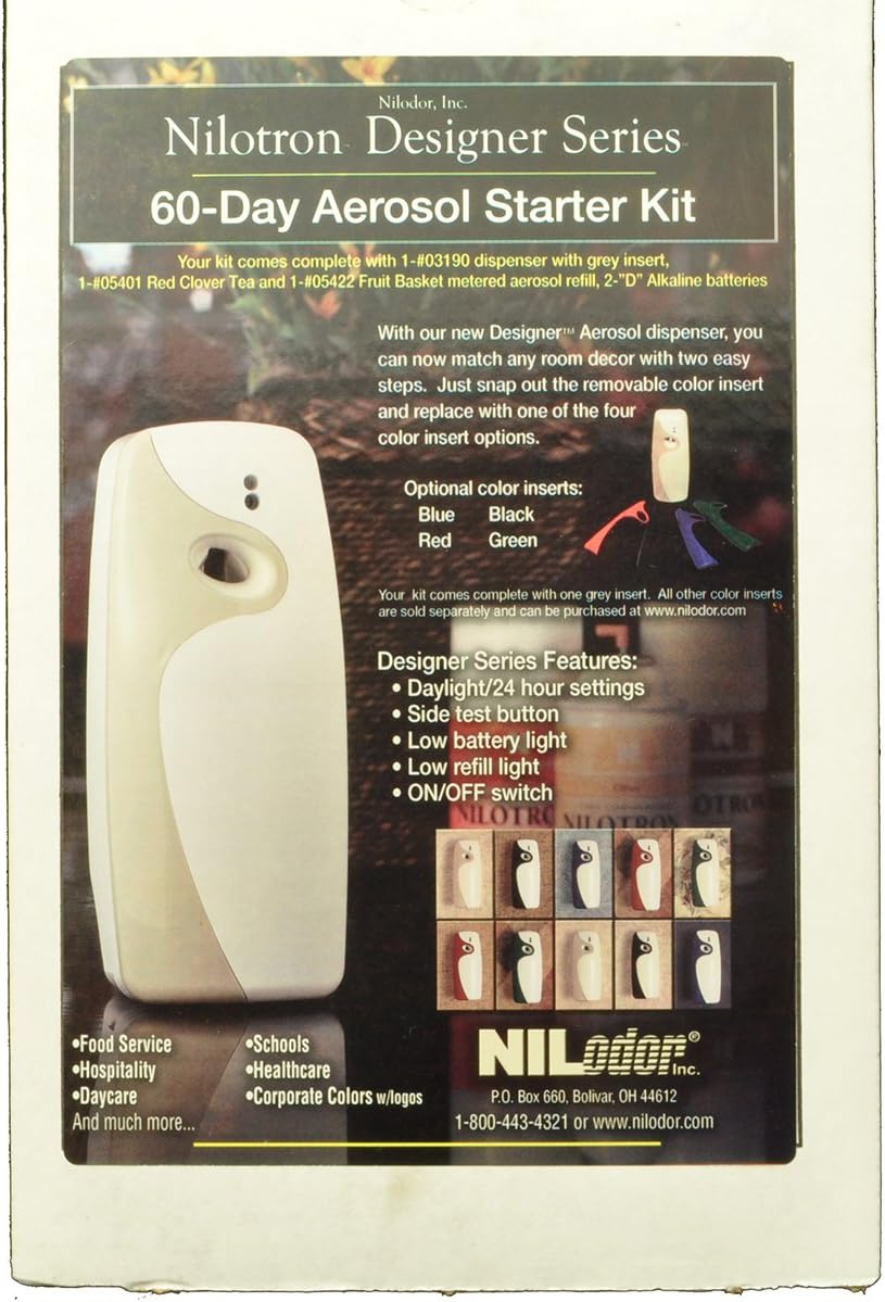 Amazon.com: Metered Sprayer Nilotron Nilodor Battery Operated Aerosol ...