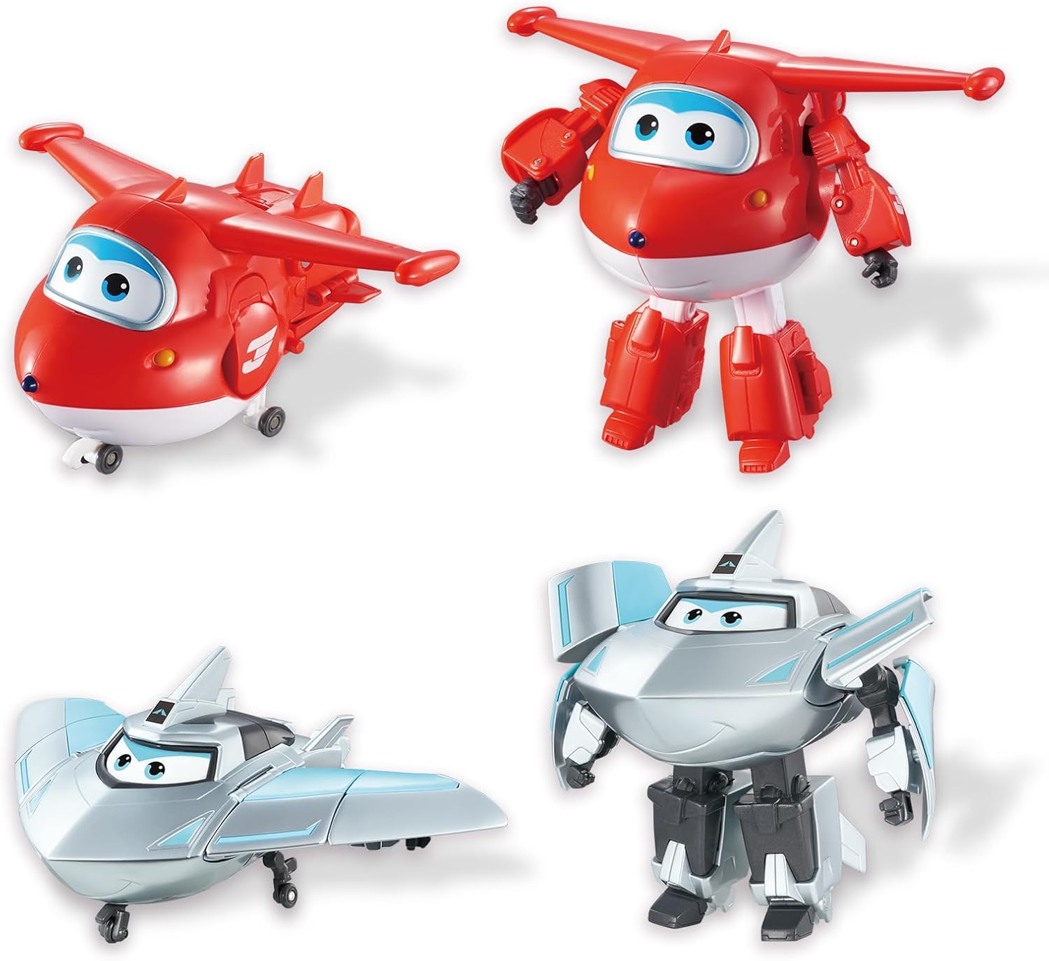 Amazon.com: Super Wings Transformable Toys, 5 in Airplane Transformable Figures Toys for ...