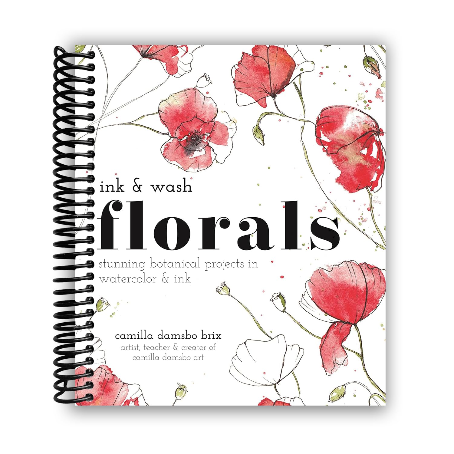 Ink and Wash Florals: Stunning Botanical Projects in Watercolor and Ink ...