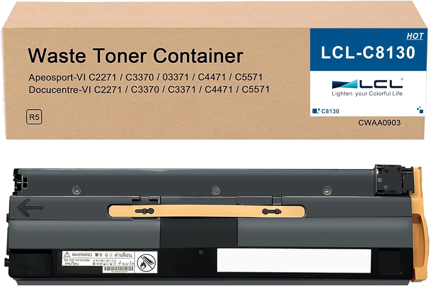 Amazon.com: LCL Compatible 008R08101 108R01504 Waste Toner Cartridge ...
