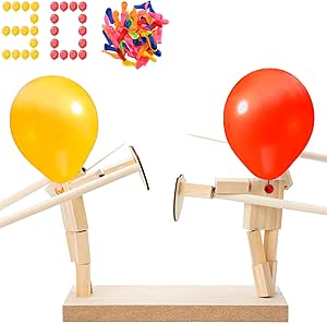 Amazon.com: Balloon Bamboo Man Battle Game Assembled - Whack a Balloon ...