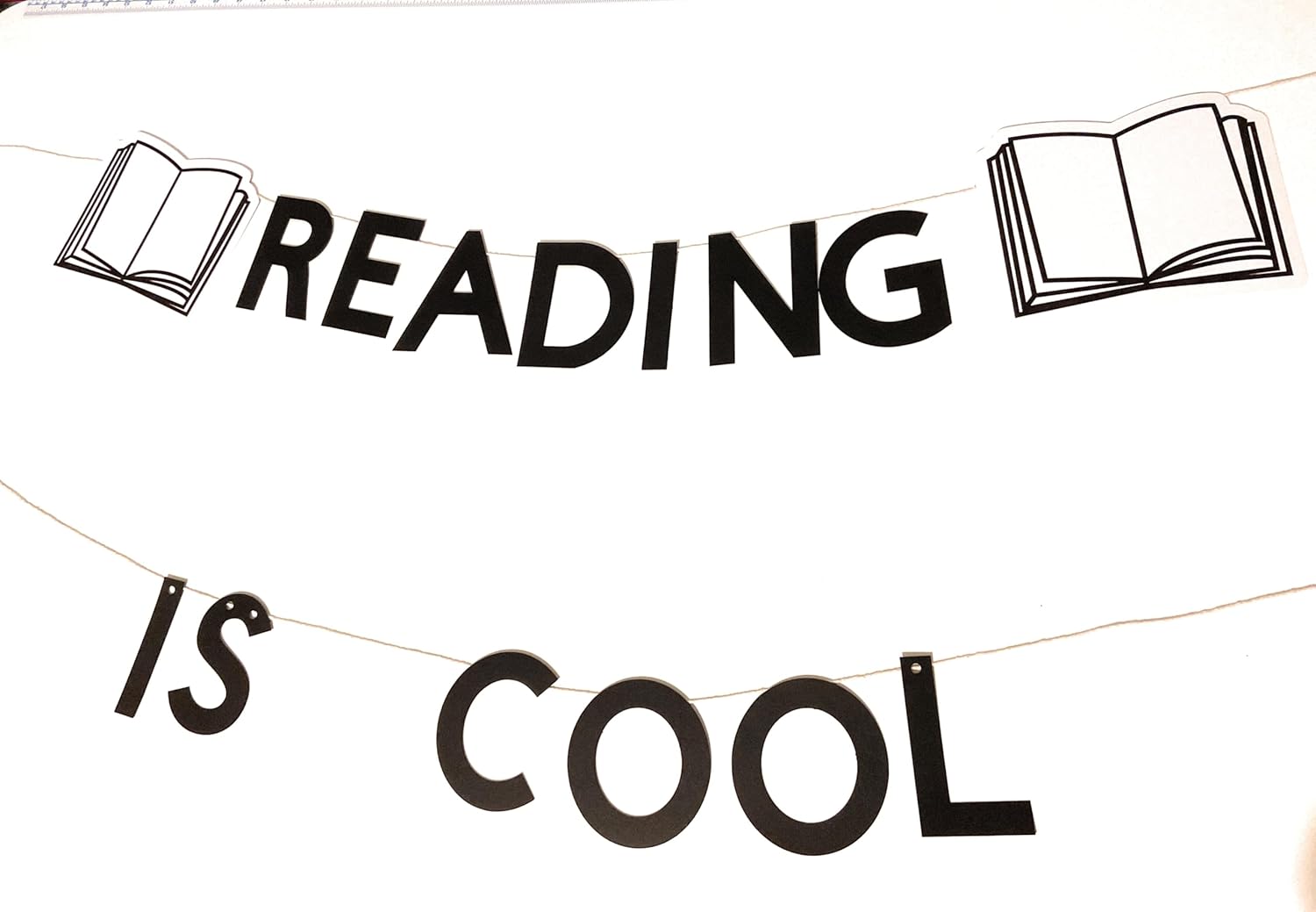 Reading is cool banner, World Book Day bunting, World Book day library ...
