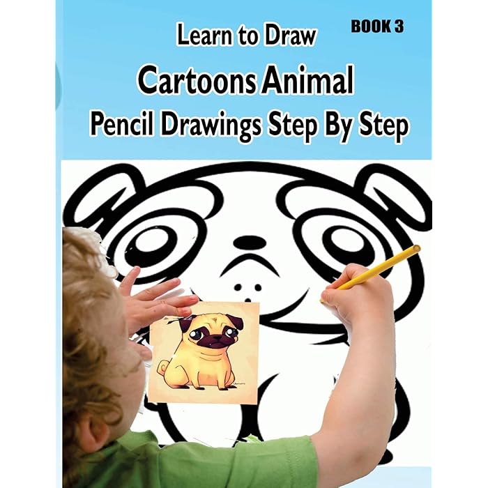 Buy Learn To Draw Cartoons Pencil Drawings Step By Step Book 3 Pencil buy-learn-to-draw-cartoons-pencil-drawings-step-by-step-book-3-pencil