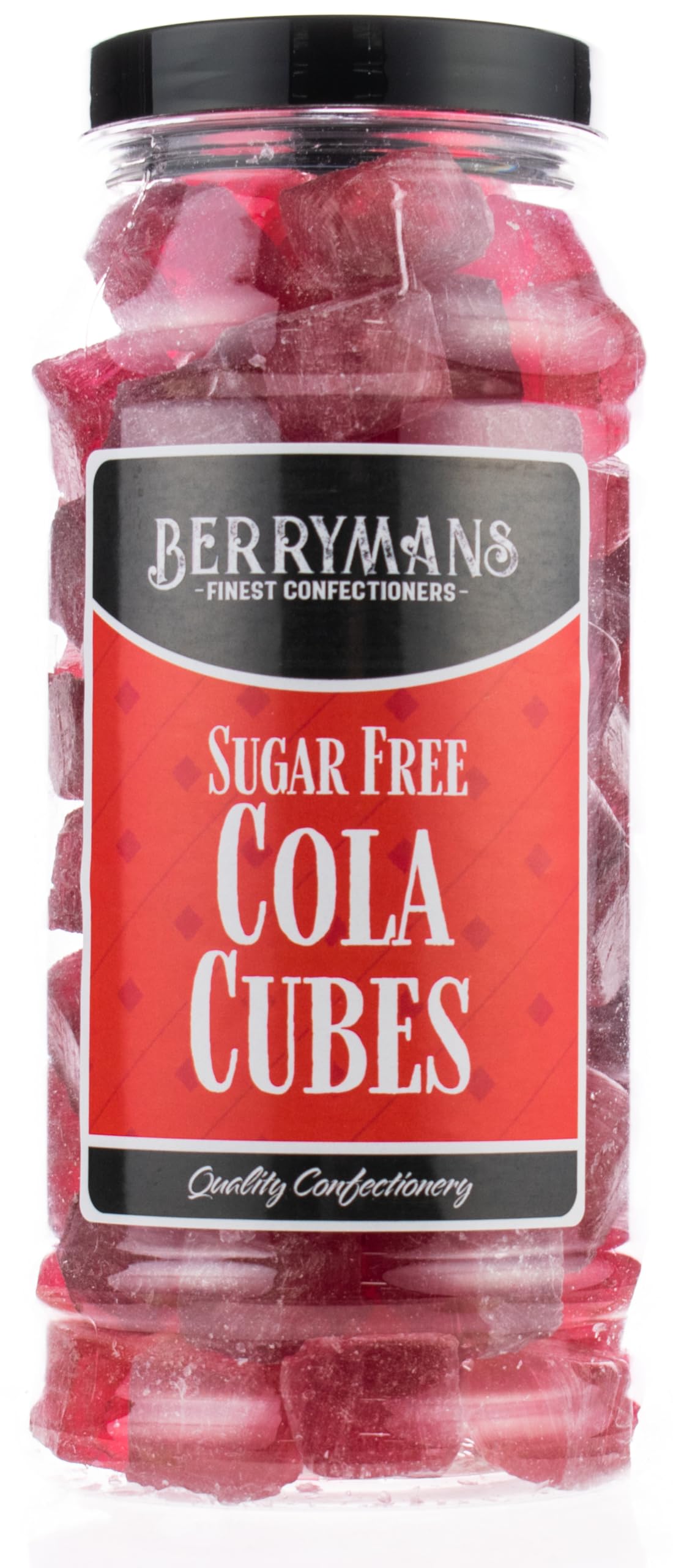 Original Sugar Free Cola Cubes Kola Retro Sweets Gift Jar By Berrymans ...