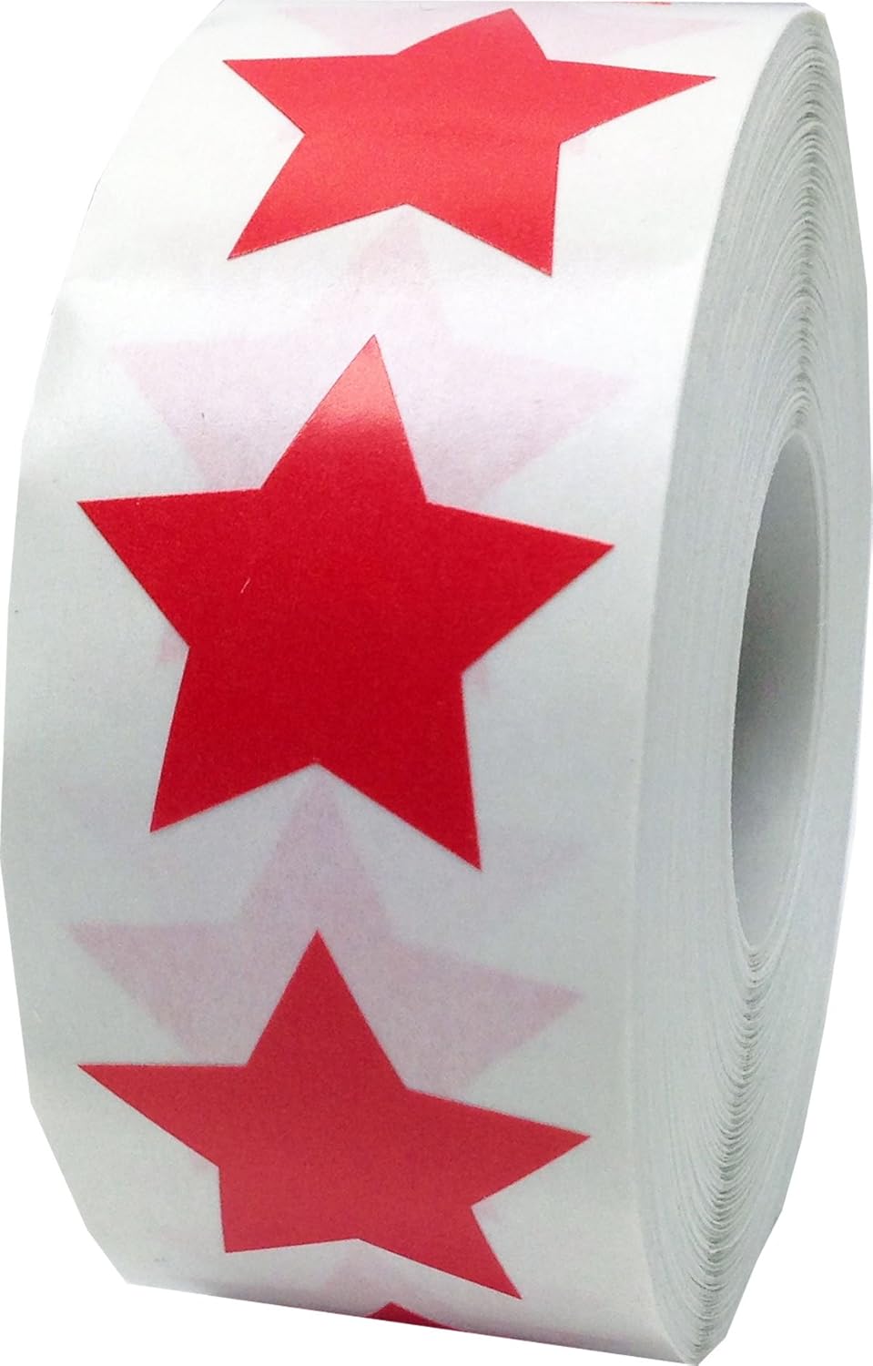 Amazon.com : Red Star Shape Stickers 1 Inch 500 Adhesive Labels ...