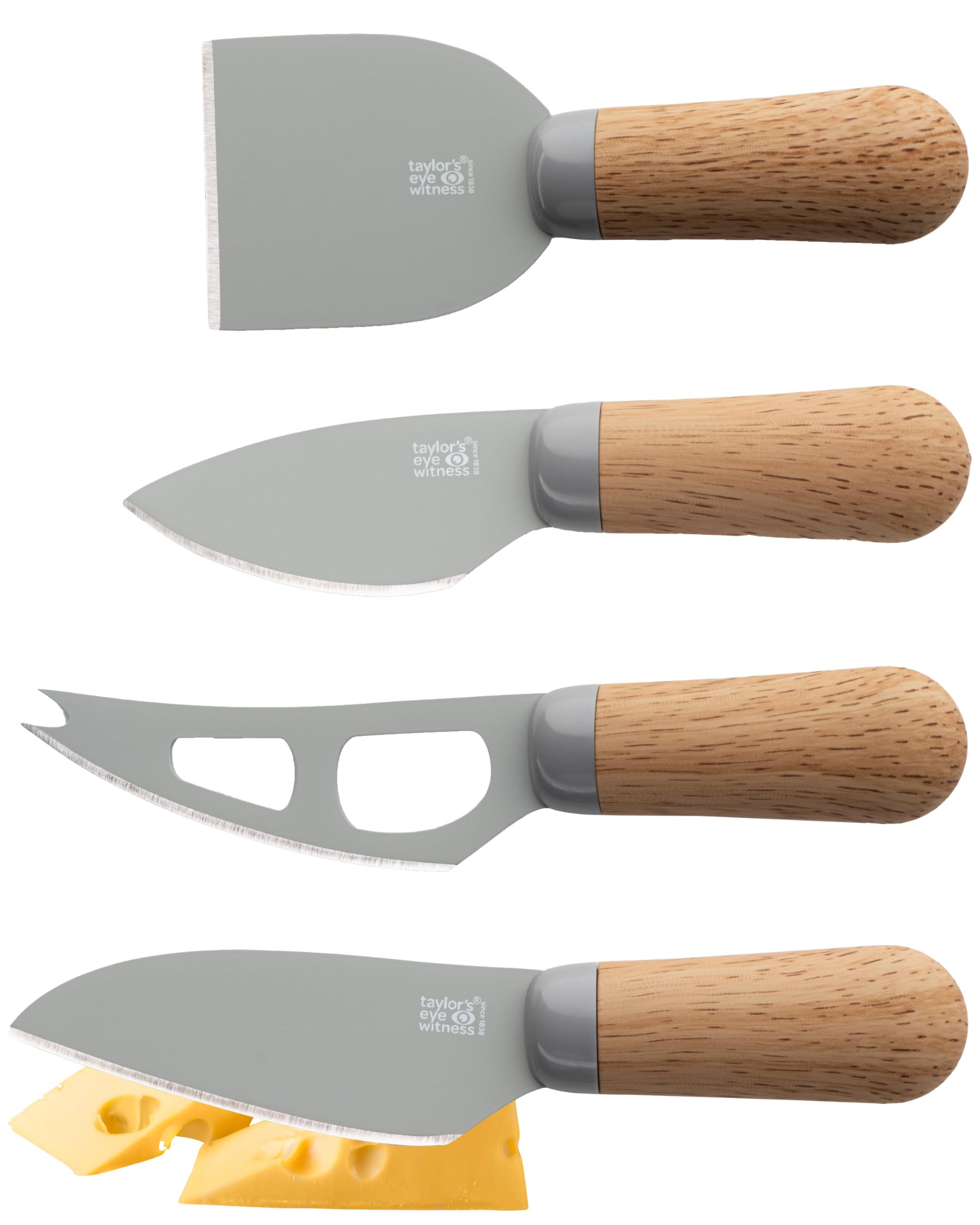 Taylors Eye Witness 4 Piece Cheese Knife Set - Stylish Cheese Knives ...