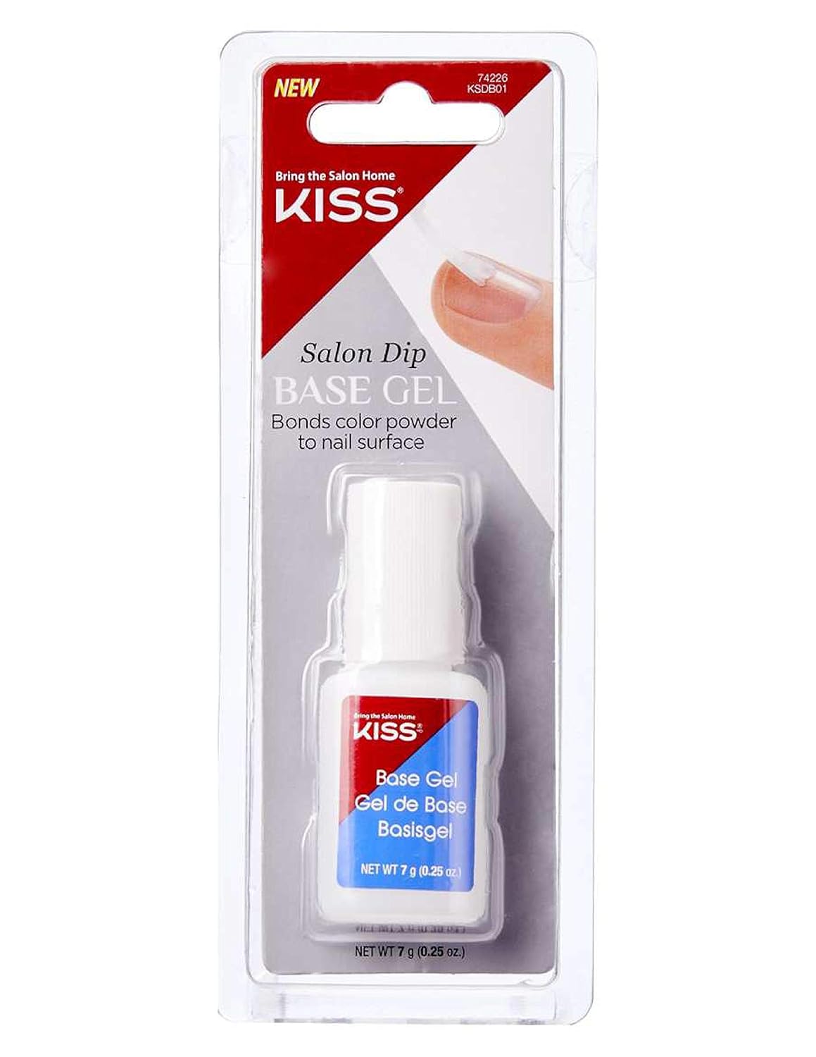 Amazon.com : Kiss Salon Dip Base Gel 0.25 Ounce (Pack of 2) : Beauty ...