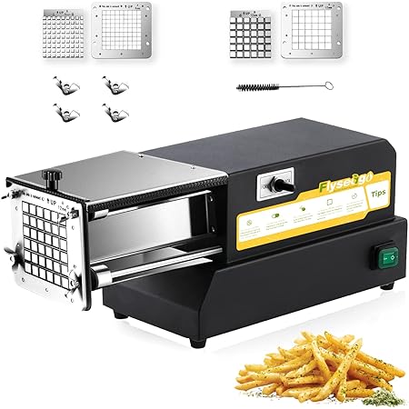 Amazon.com: Electric French Fry Cutter, Sopito Commercial Grade Potato ...