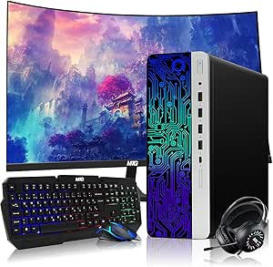 Amazon.com: TechMagnet HP G3 Gaming Desktop PC,Intel Core i5 6th Gen,GT 1030 Graphics,32GB RAM ...