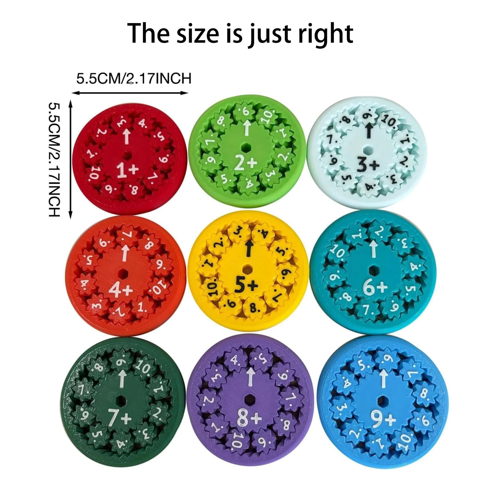 Snapklik.com : Math Fidget Spinner, Math Facts Fidget Spinner,Math ...