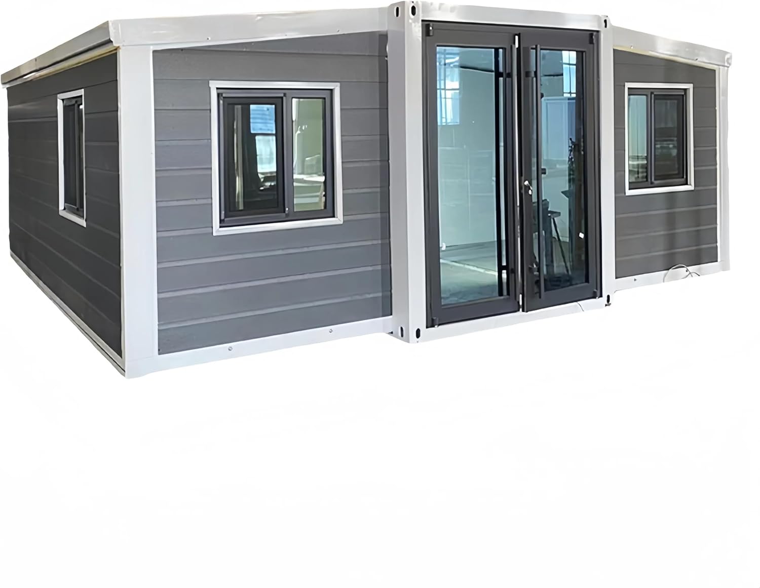 Amazon.com : Turna & Brothers Prefabricated 20ft Container House, 2 ...