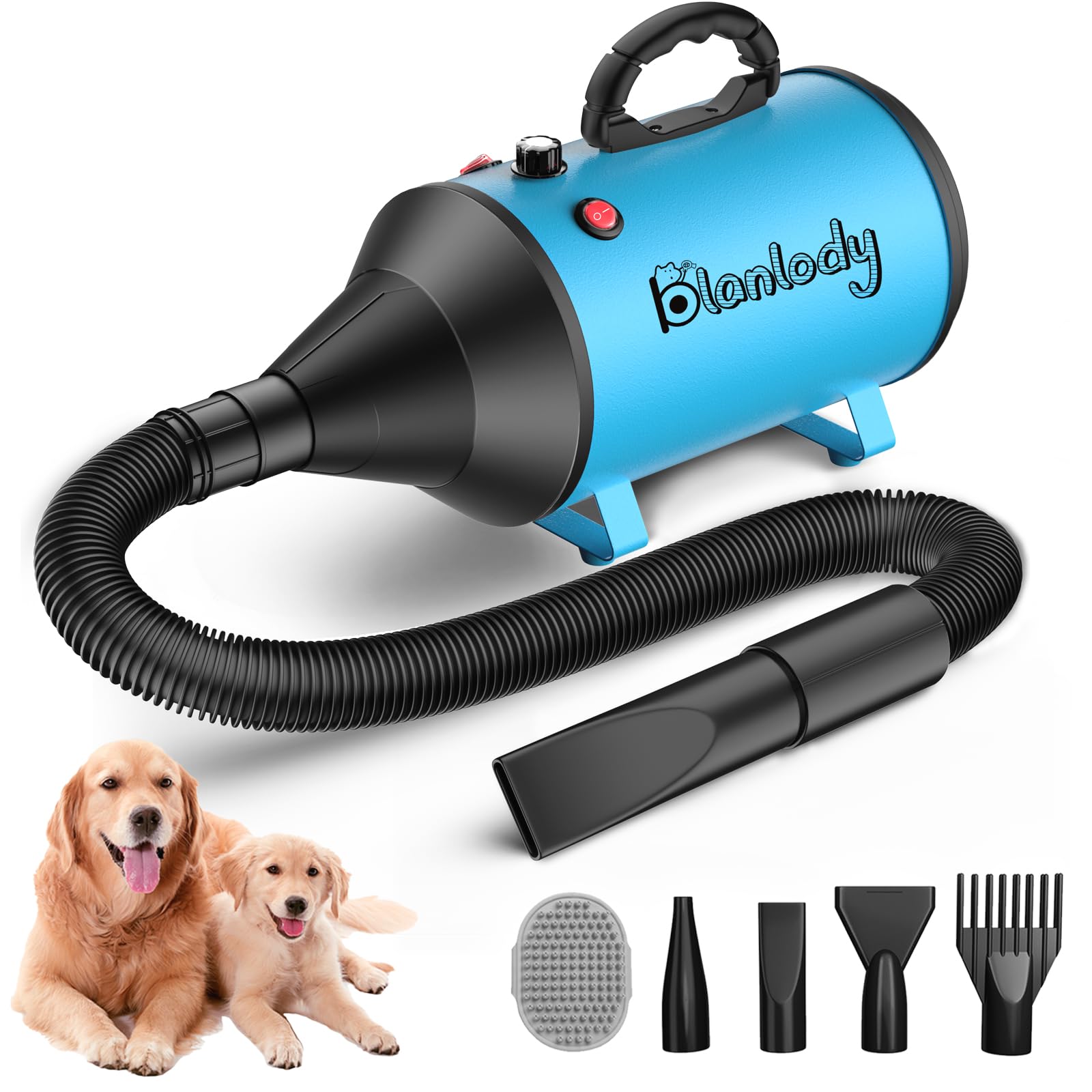 Amazon.com: High Velocity Blow Dryer for Dogs,5.2HP/ 3800W Dog Blower ...