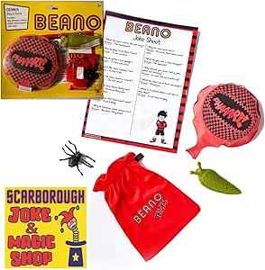 Beano Dennis the Menace Pack of Jokes~Box~Whoopee~Spider~Slug~Bag~Joke ...