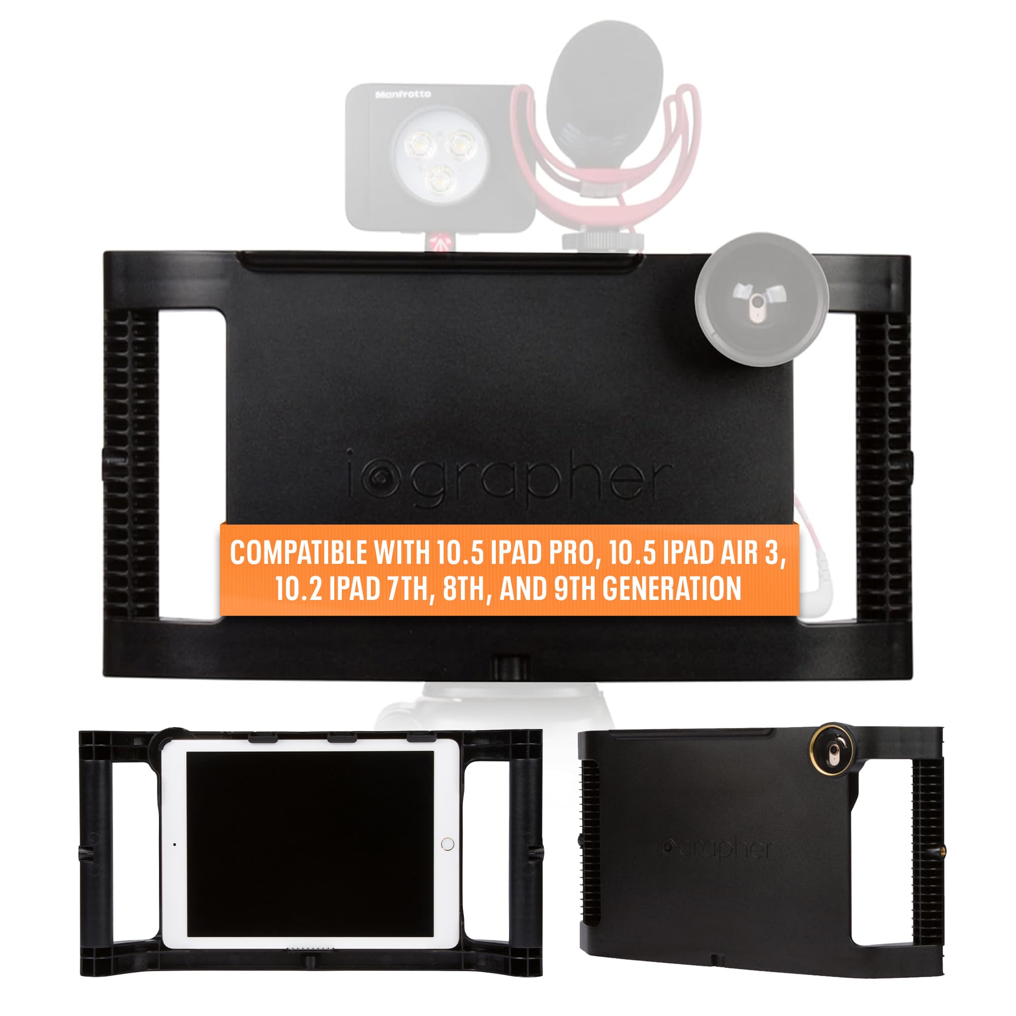 Amazon.com: iOgrapher iPad Case with Handles - iPad Holder for Triplod ...