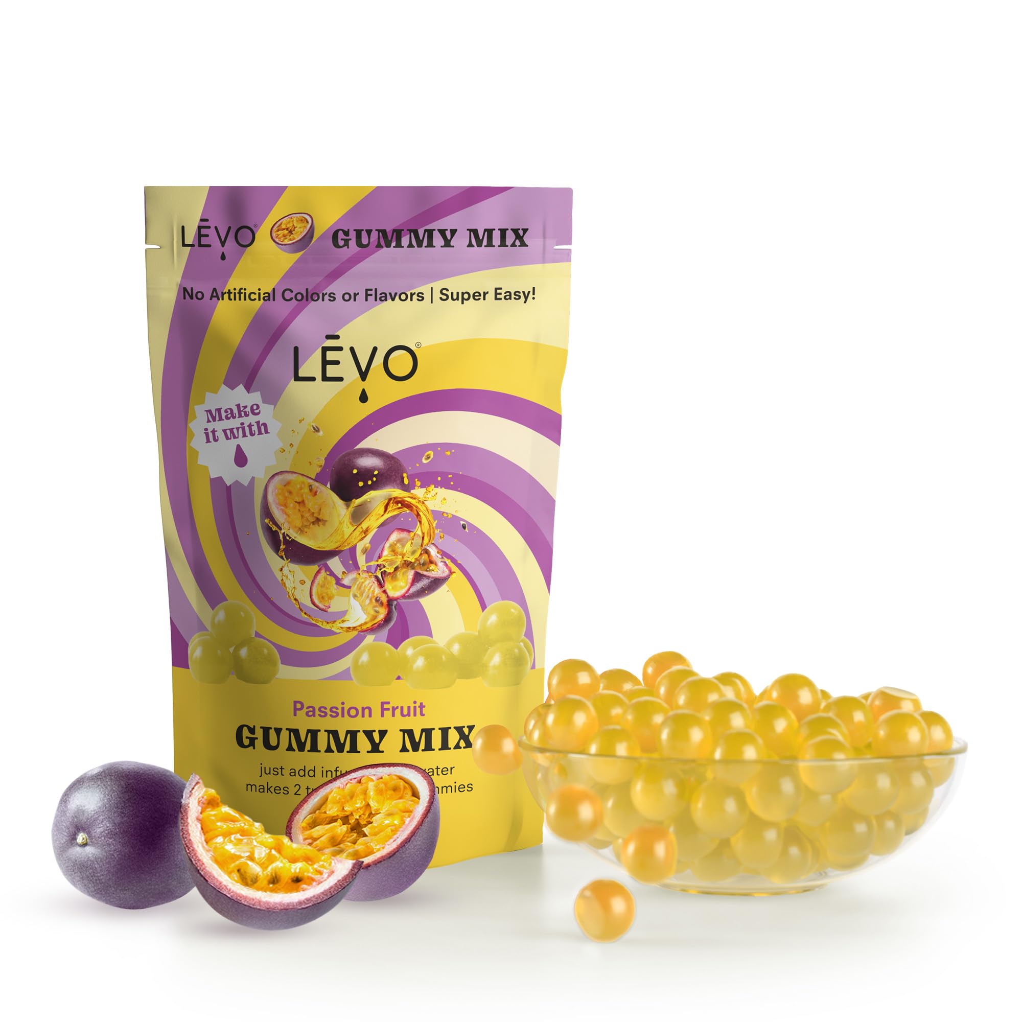 Levo Gummy Mix Passion Fruit Make Your Own Infused Gummies | Desertcart ...